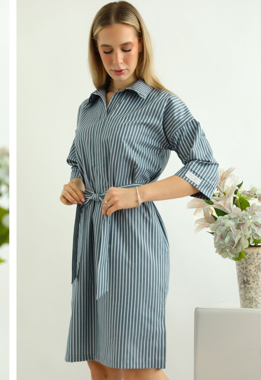 Warp Zone Hailey puplin ingruha, csíkos - Szédi Butik Websho